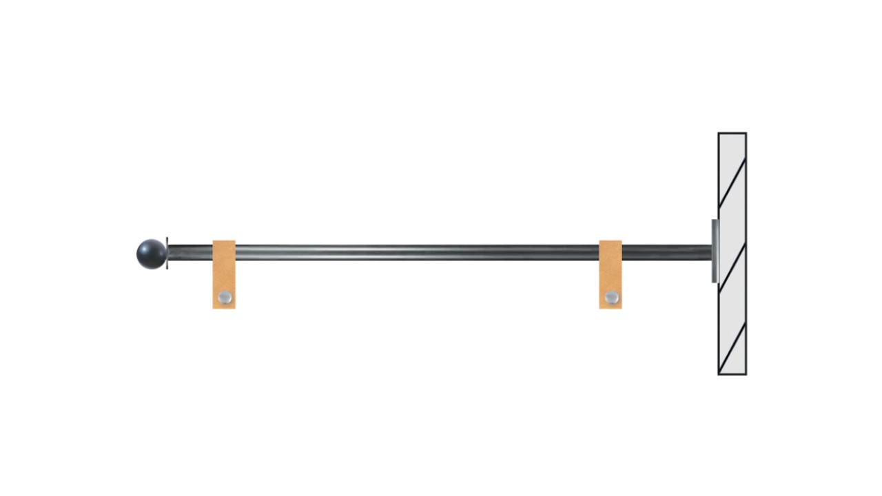 INDOOR HANGING SIGN POLE