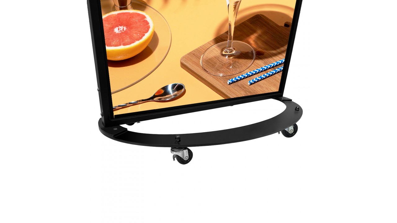 Rolling Floor Poster Display Stand - RPF029