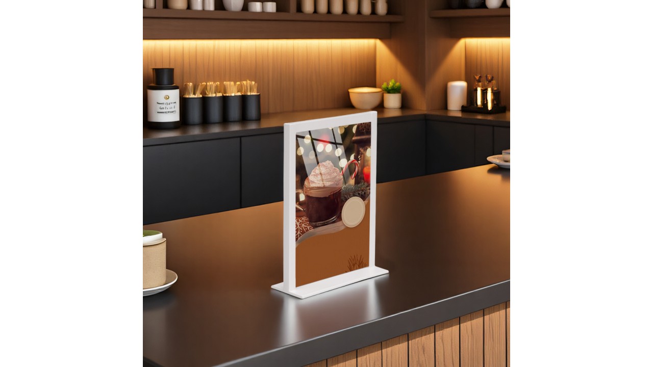 Countertop Metal Sign Holder